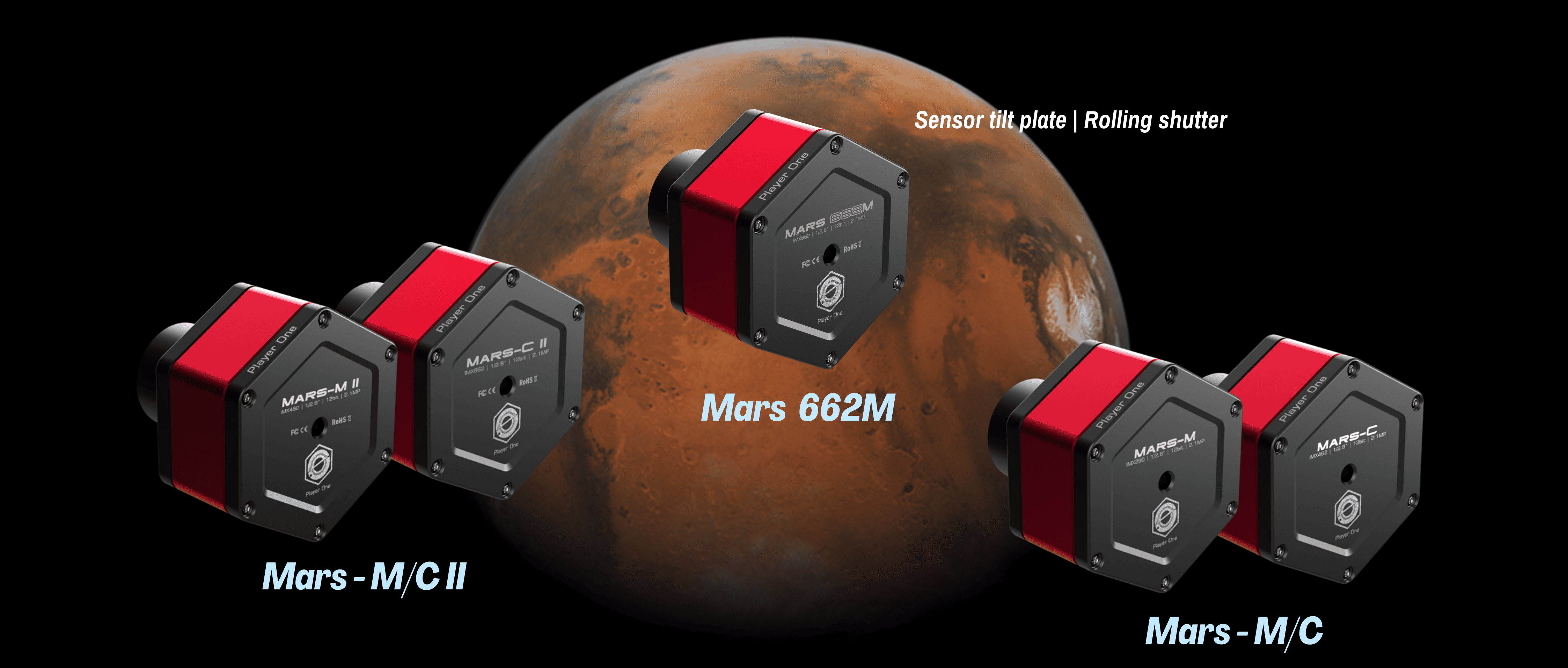 Mars-M USB3.0 Mono Camera (IMX290) – Player One Astronomy