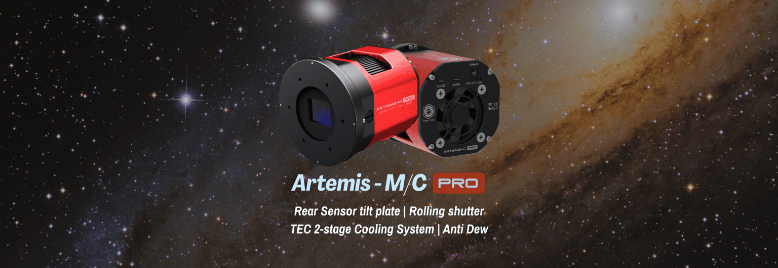 Artemis-C Pro (IMX294) USB3.0 Color Cooled Camera – Player One Astronomy