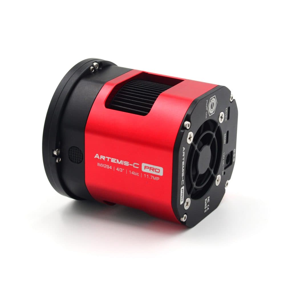 Artemis-C Pro (IMX294) USB3.0 Color Cooled Camera – Player One Astronomy